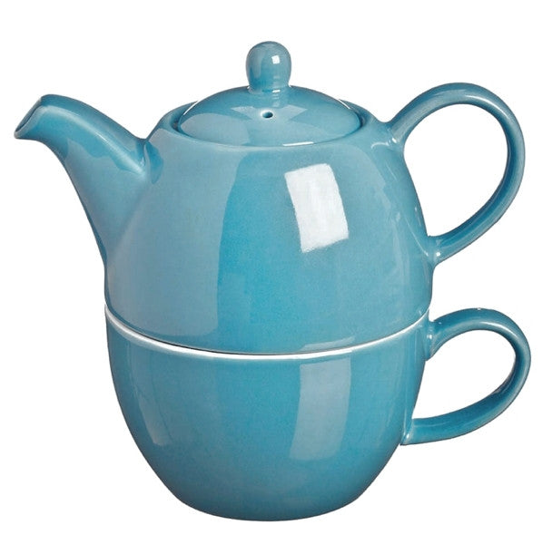 Price & Kensington Bright Blue Tea for One Teapot & Cup - Pretty Things ...
